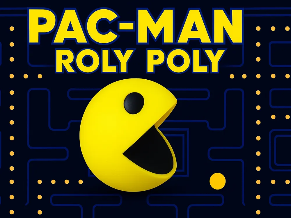 Pacman Roly Poly by Gallus Design MakerWorld: Download Free 3D Models