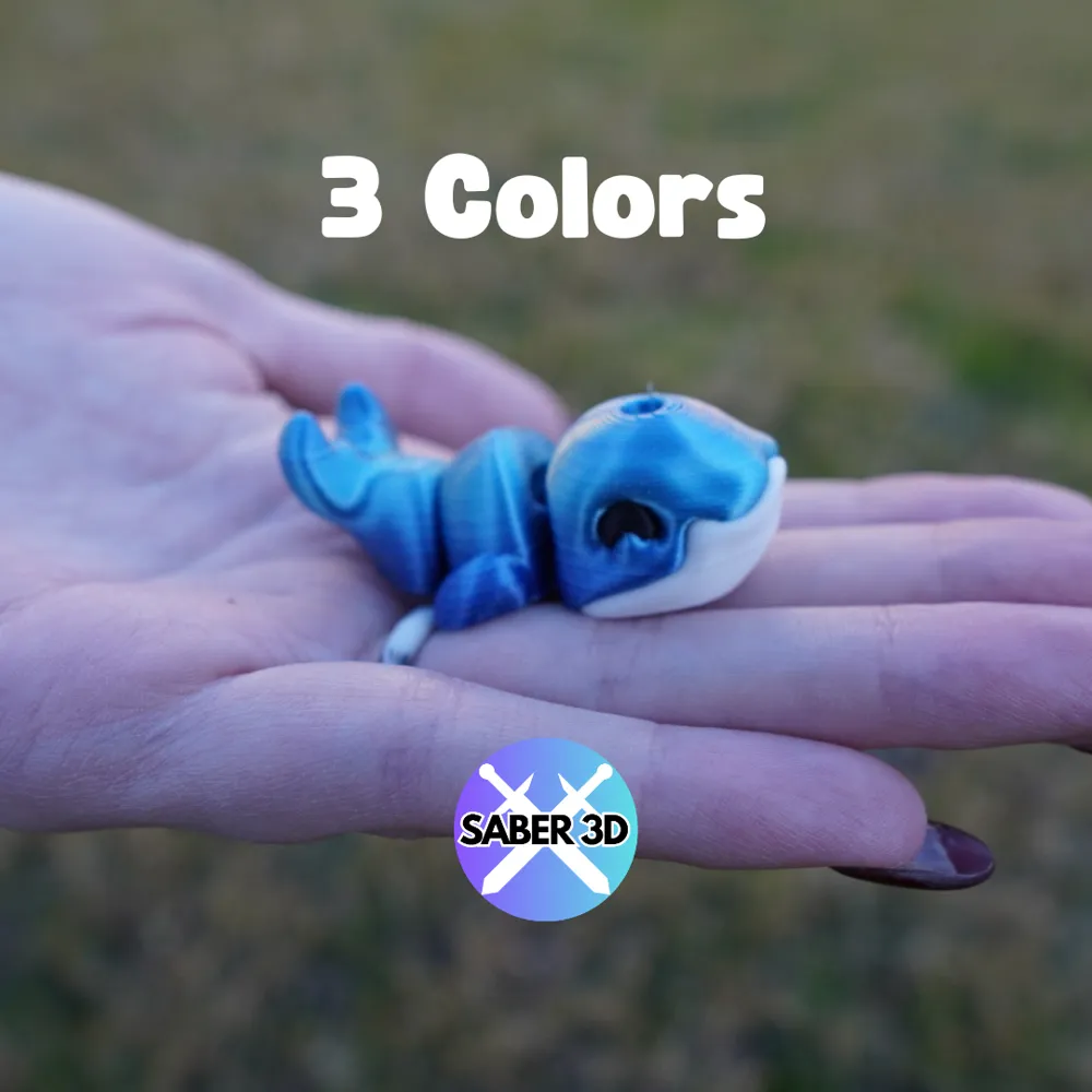 Mini Articulated Whale - Free 3D Print Model - MakerWorld