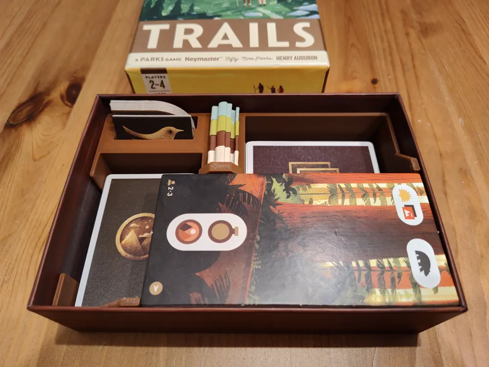 Trails insert organizer by MinimalistGaming - MakerWorld