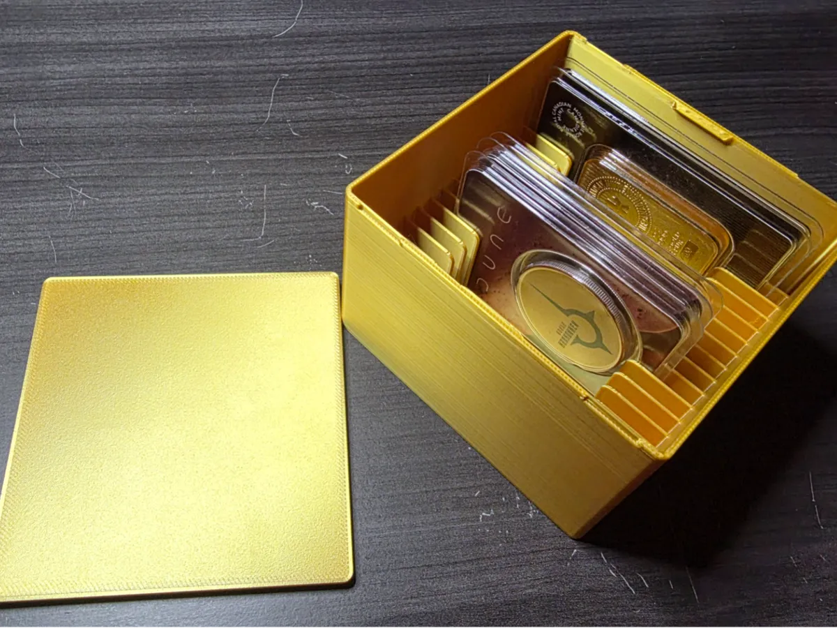 1oz Assay / TEP Card Storage Box w/Lid (Holds 16) - Free 3D Print Model ...