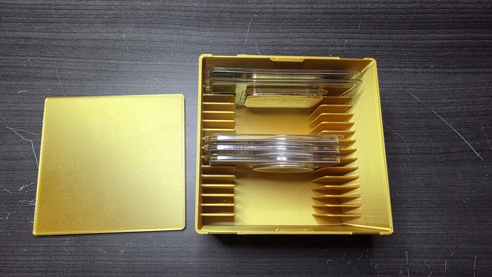 1oz Assay / TEP Card Storage Box w/Lid (Holds 16) - Free 3D Print Model ...