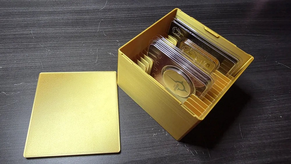 1oz Assay / TEP Card Storage Box w/Lid (Holds 16) - Free 3D Print Model ...