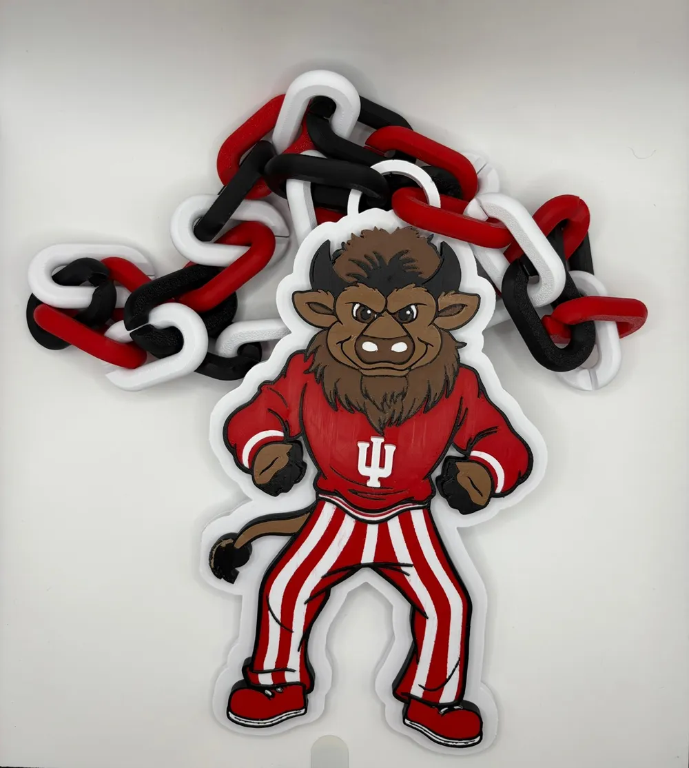 INDIANA HOOSIER THE BISION RALLY CHAIN - Free 3D Print Model - MakerWorld