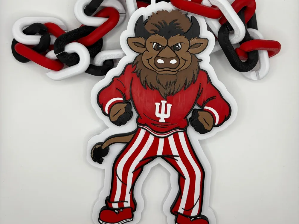 INDIANA HOOSIER THE BISION RALLY CHAIN - Free 3D Print Model - MakerWorld