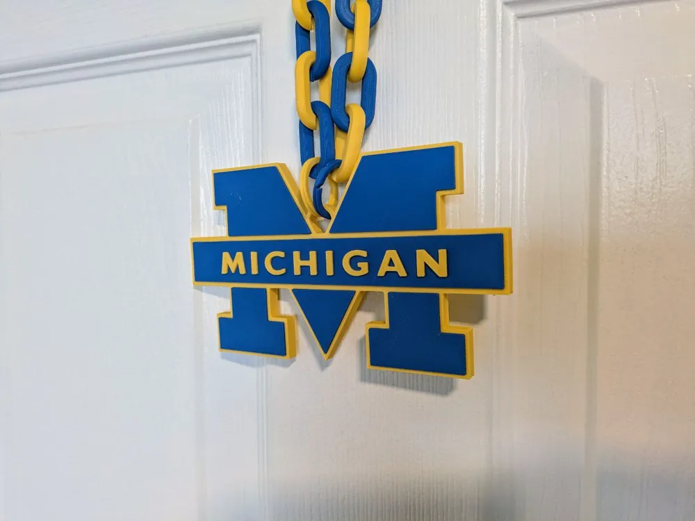 University of Michigan Chain (fits A1 mini) by Taa Design - MakerWorld