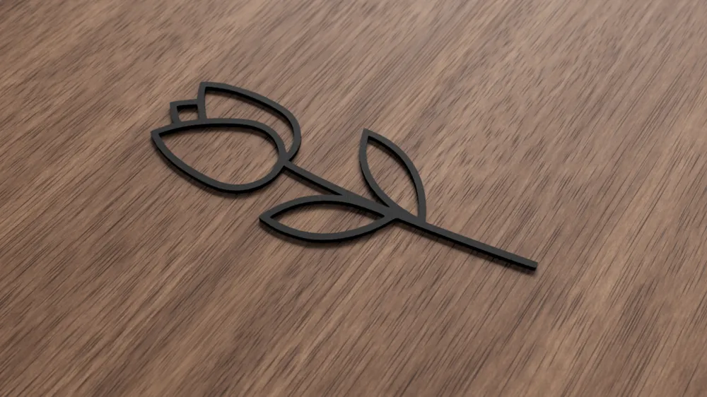 2D Art Tulip decoration by OrangeSs - MakerWorld