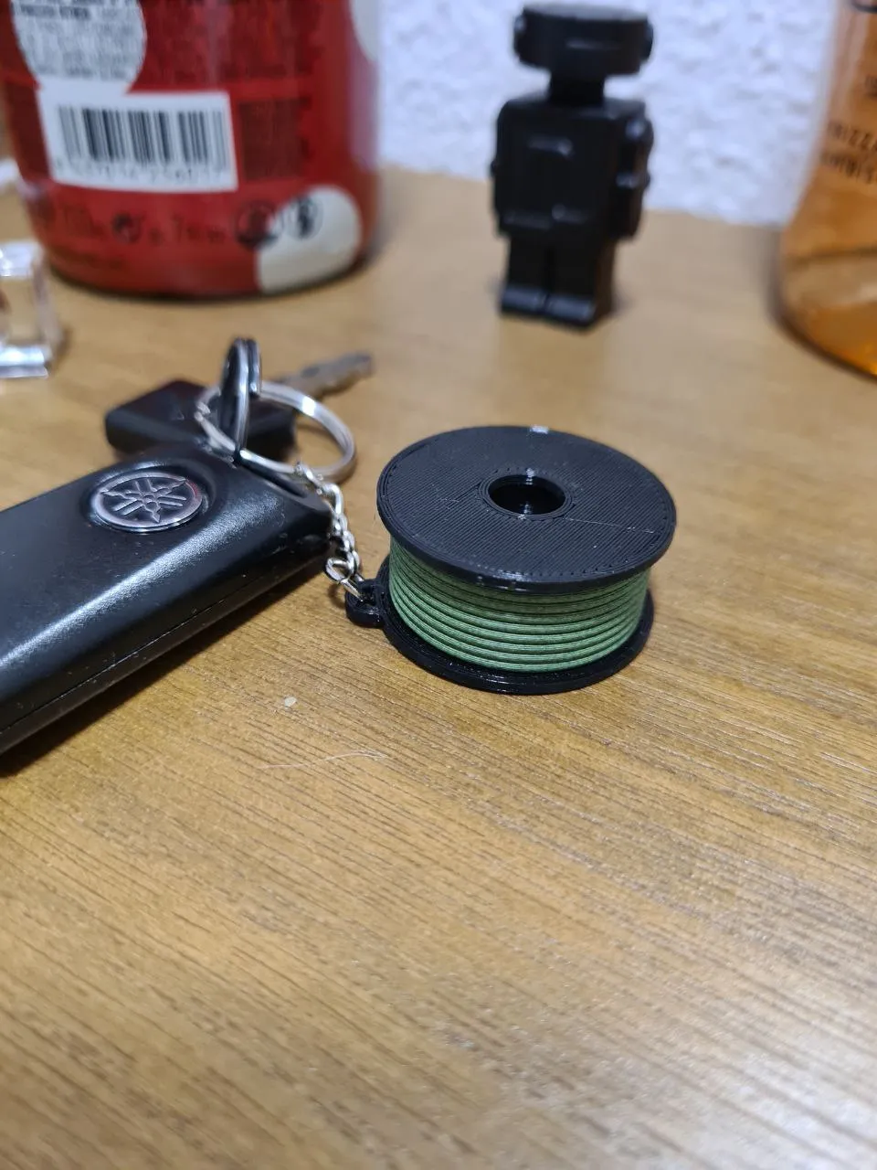 Spool Filament Keychain / Llavero bobina filamento by Aruba3D - MakerWorld