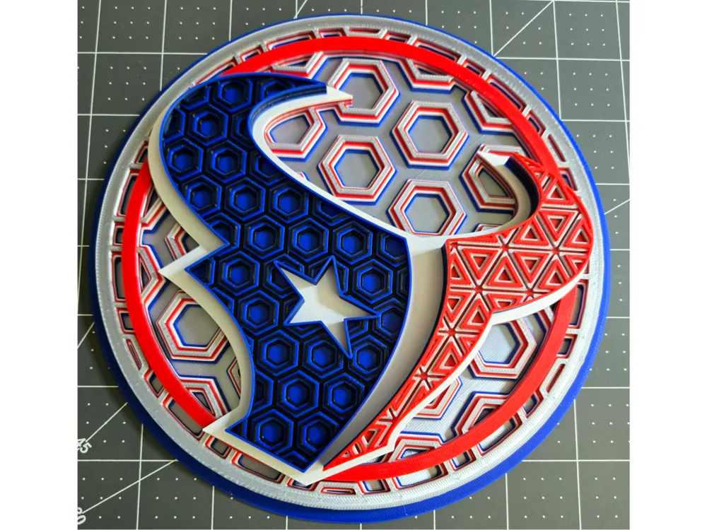 Houston Texans Dimensional Mosaic by Richie Rich Richie RichMakerWorld ...