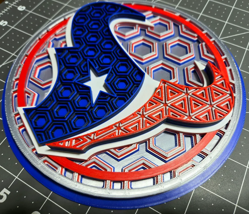 Houston Texans Dimensional Mosaic by Richie Rich Richie RichMakerWorld ...