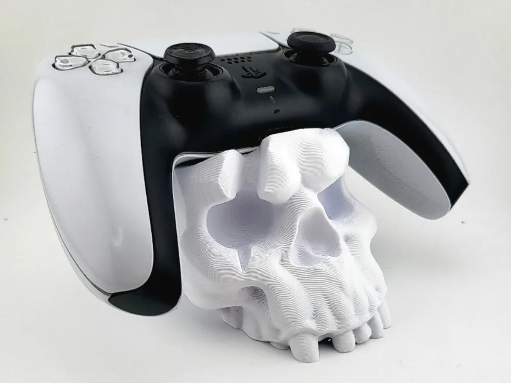 stand ps5 skull - Free 3D Print Model - MakerWorld