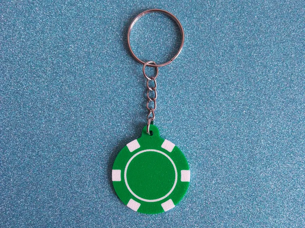 Poker chip keychain by Kač4 MakerWorld: Download Free 3D Models