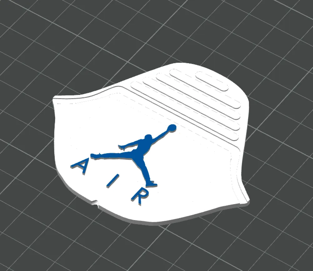 Jordan 3 JUMPMAN Air Backtab - Free 3D Print Model - MakerWorld