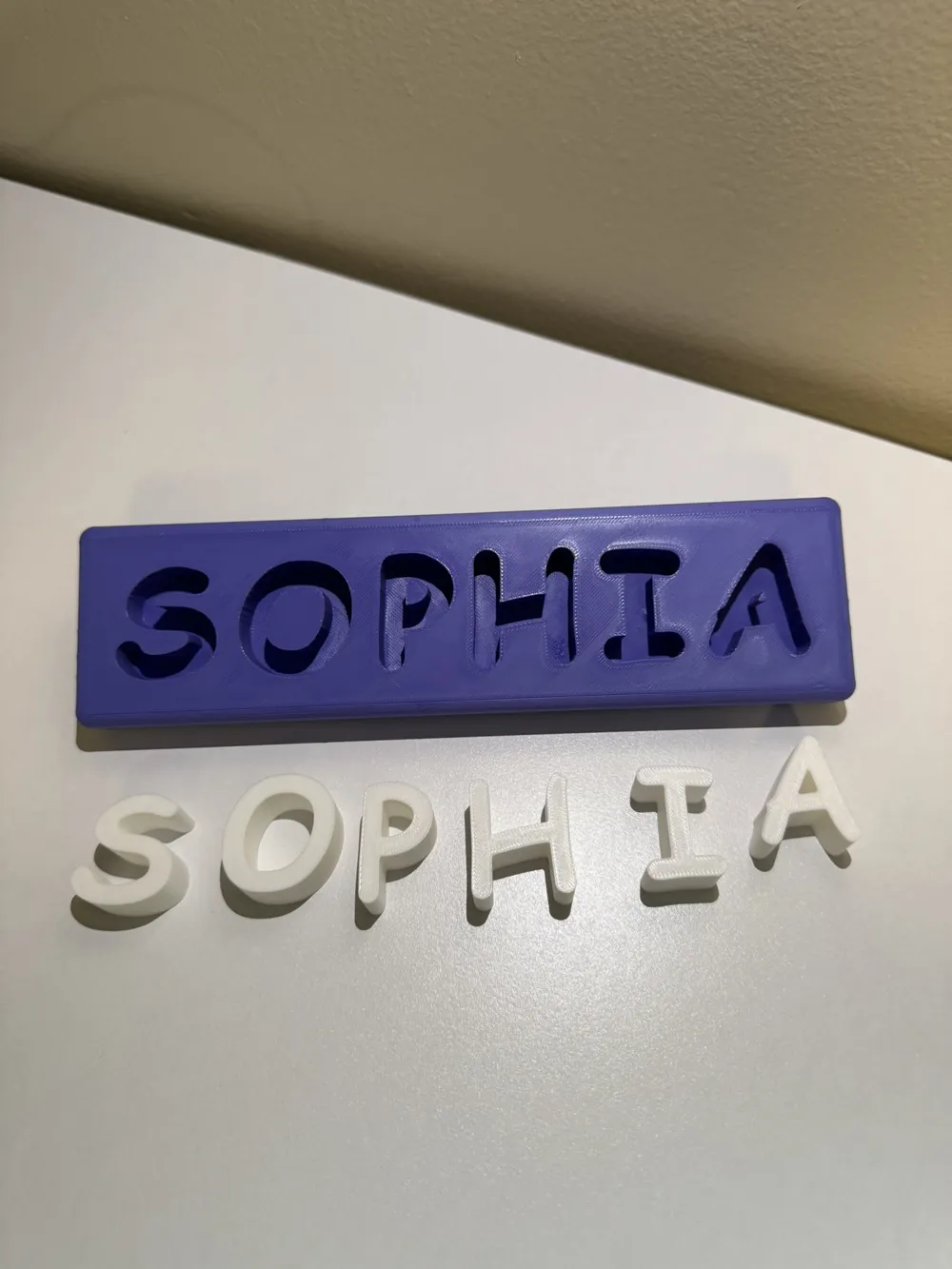 SOPHIA - Name Puzzle - Free 3D Print Model - MakerWorld