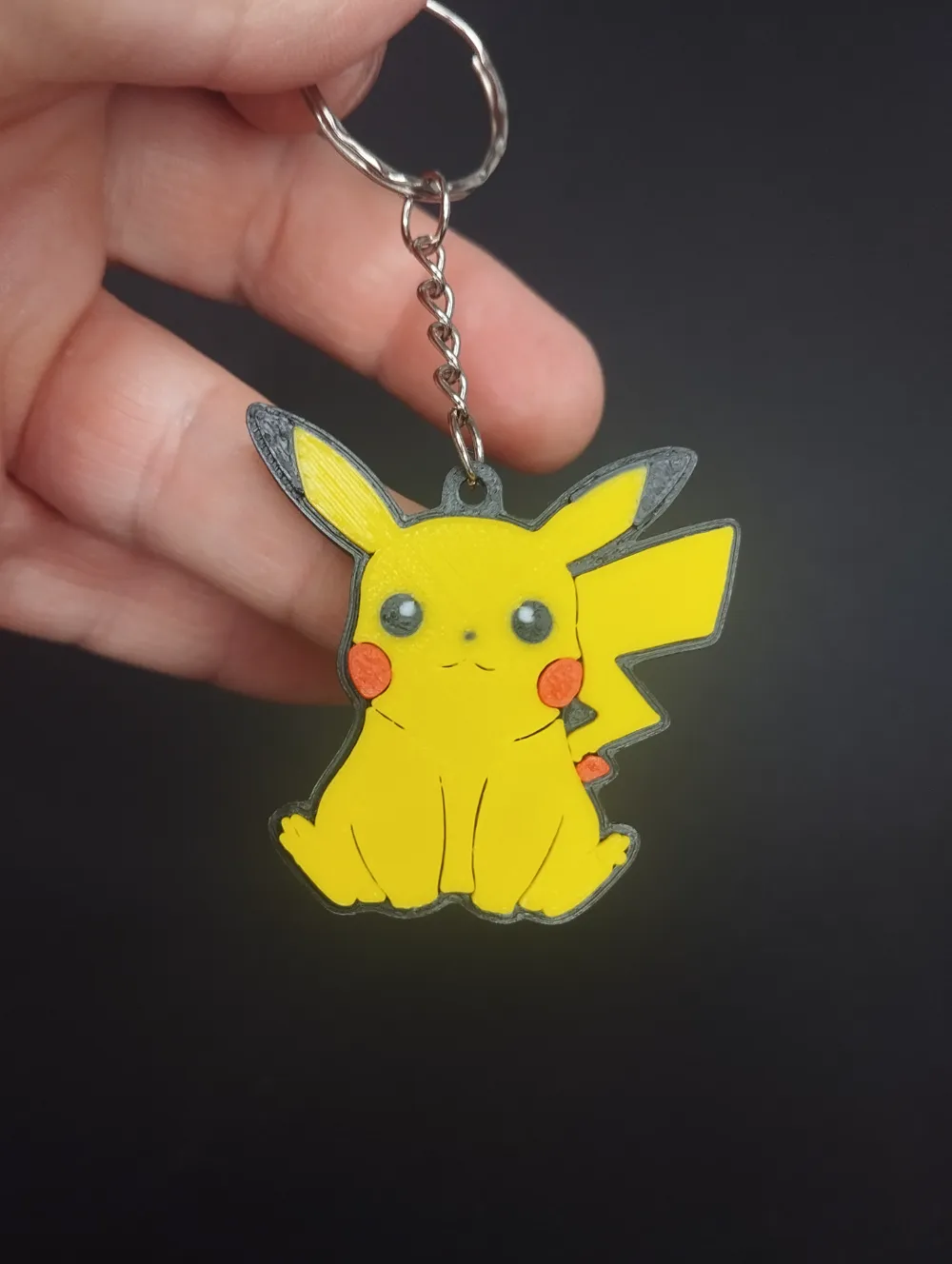 Pikachu Keychain by Bumbeklis - MakerWorld