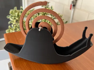 Mosquito coil snail holder by sipura - MakerWorld