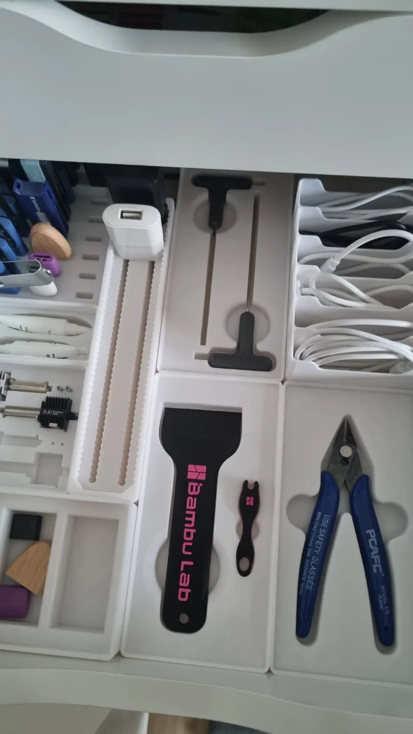 Gridfinity Allen Wrench Bambu Tool Holder by Plotterbilly - MakerWorld