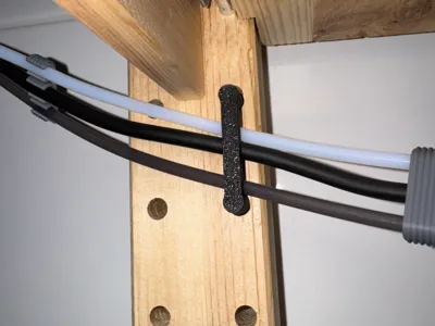 Vertikale Version IVAR Kabel / PTFE-Schlauch Halterung – Kostenloses 3D ...