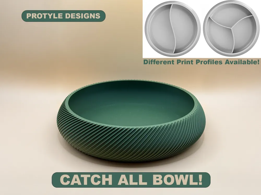 Modern Catch All / Centerpiece / Snack Bowl! V1 - Free 3D Print Model ...