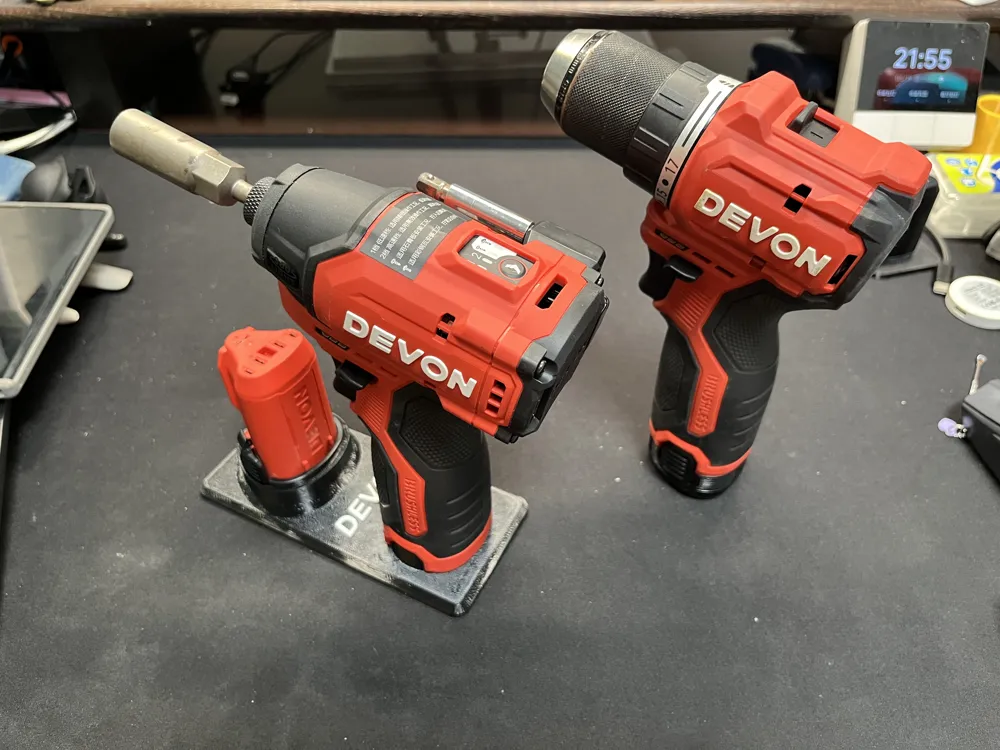 Large DEVON 12V Drill and Battery Storage Display Stand V1.0 ...