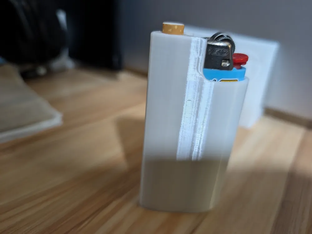 Bic Lighter + Cigarette Holder –Compact Combo Case by mshy MakerWorld ...