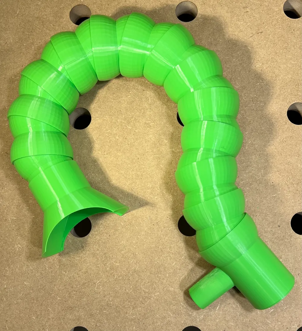 Flexible segmented vacuum hose for MFT usage by teslapunk MakerWorld ...