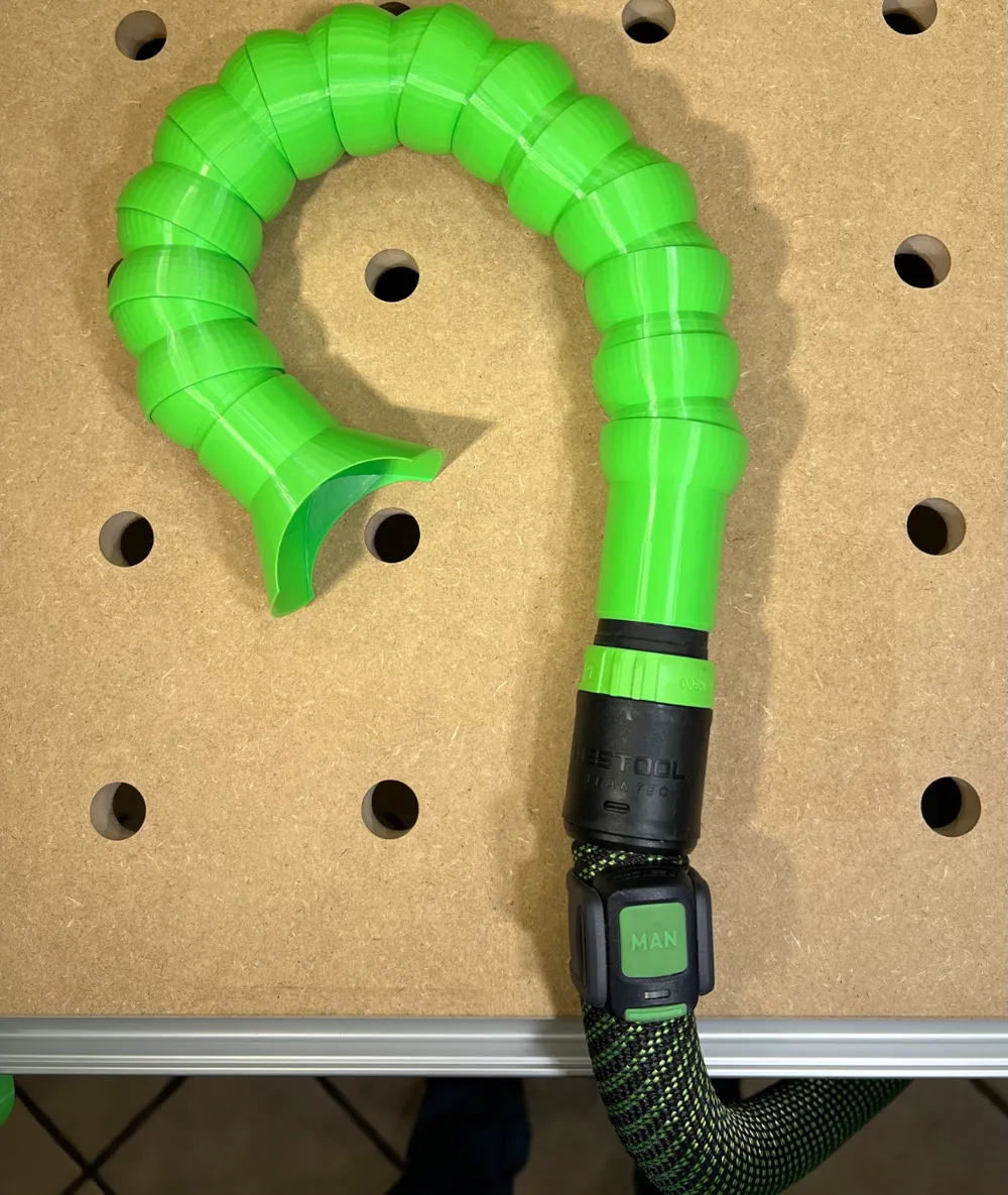 Flexible segmented vacuum hose for MFT usage by teslapunk MakerWorld ...
