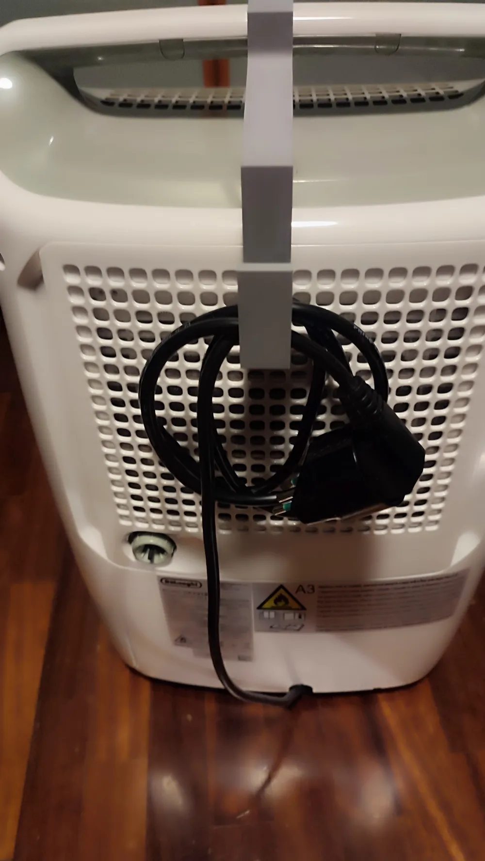 De Longhi Dehumidifier Power Cable Hook - Free 3D Print Model - MakerWorld