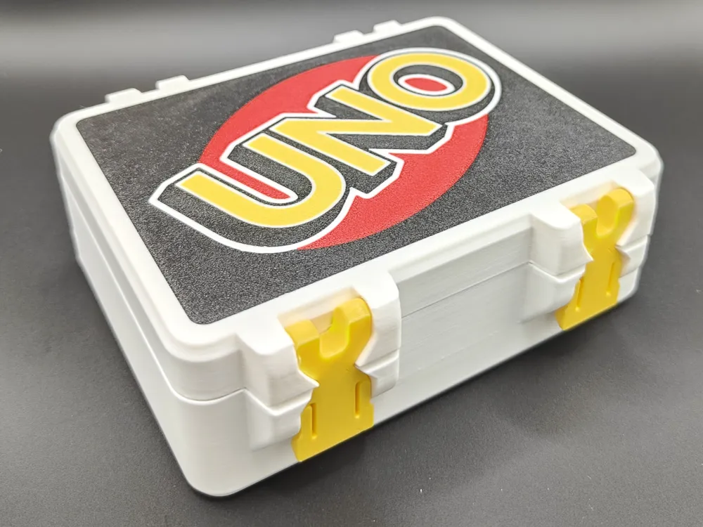Uno Card Box Double Deck - SnapLock - Free 3D Print Model - MakerWorld