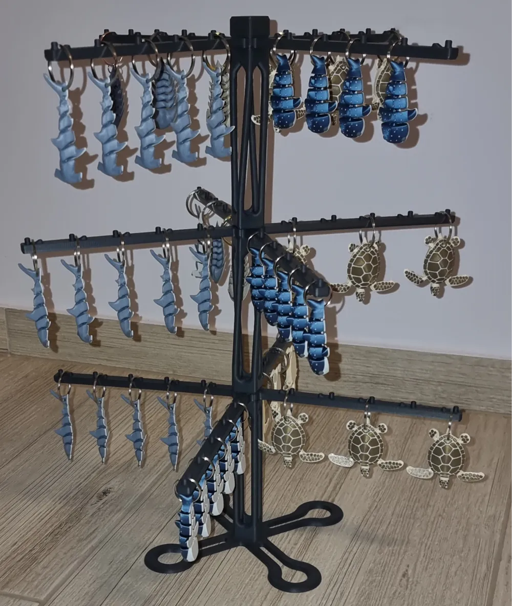 Modular keychain stand - Free 3D Print Model - MakerWorld