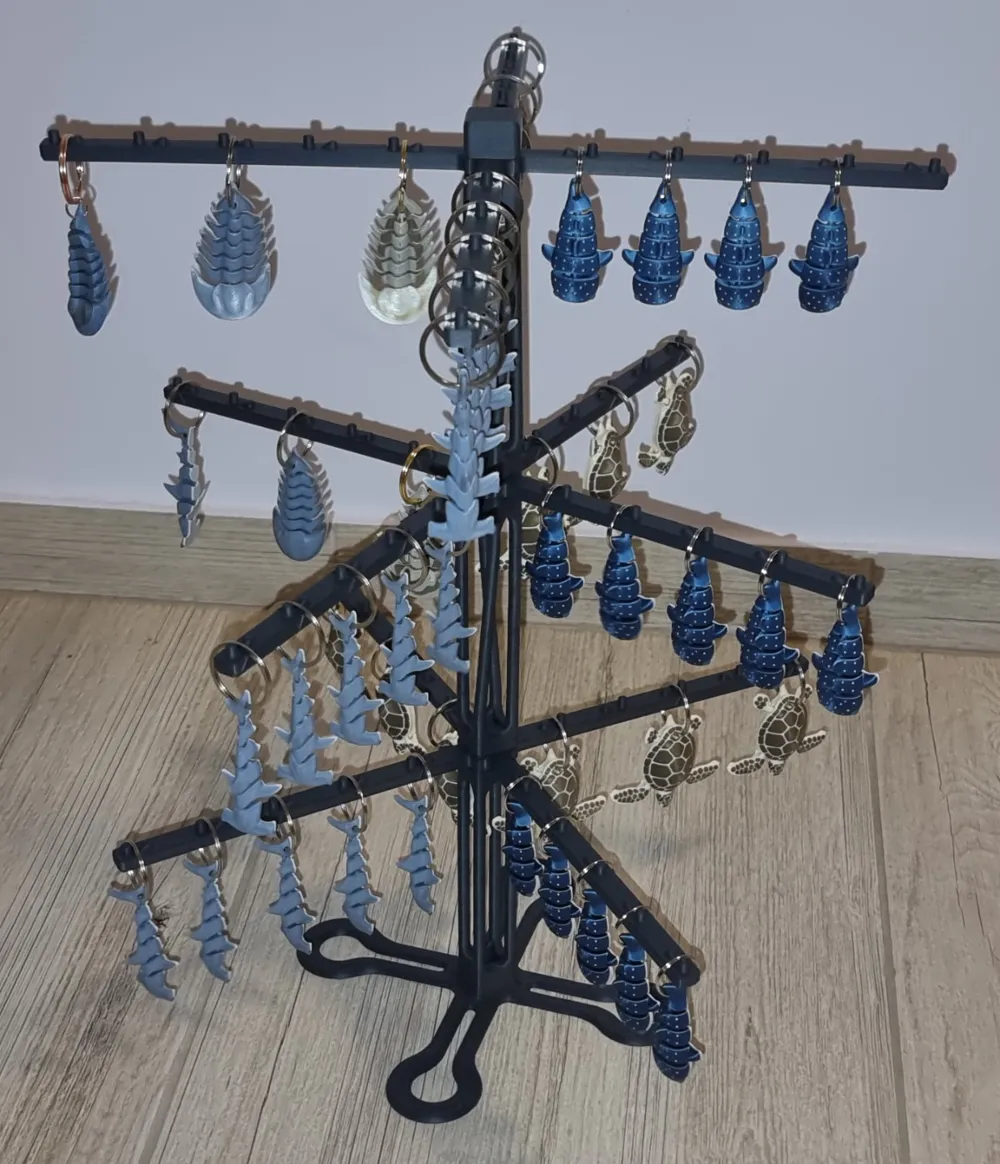 Modular keychain stand - Free 3D Print Model - MakerWorld