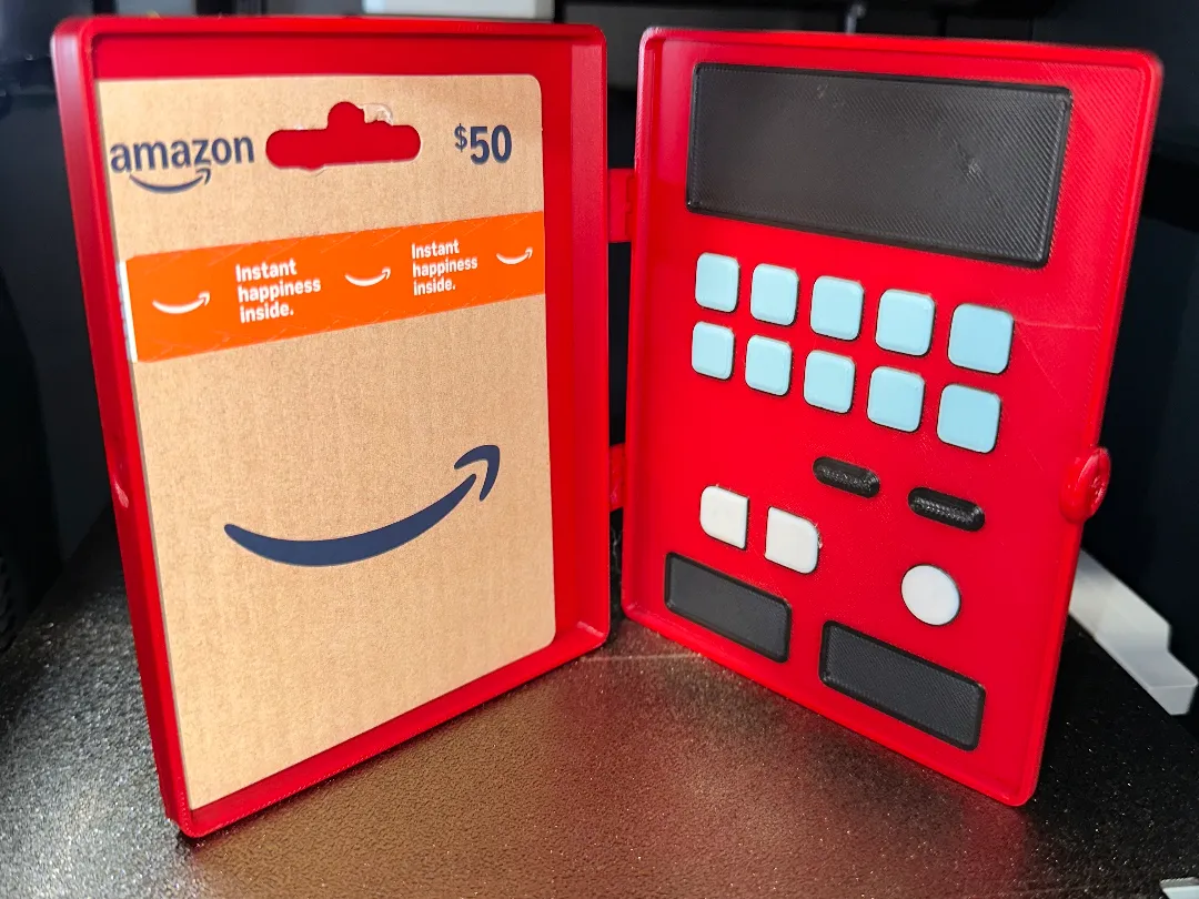 Pokedex Gift Card Box - fits Multiple Gift Cards by Billy3D MakerWorld ...