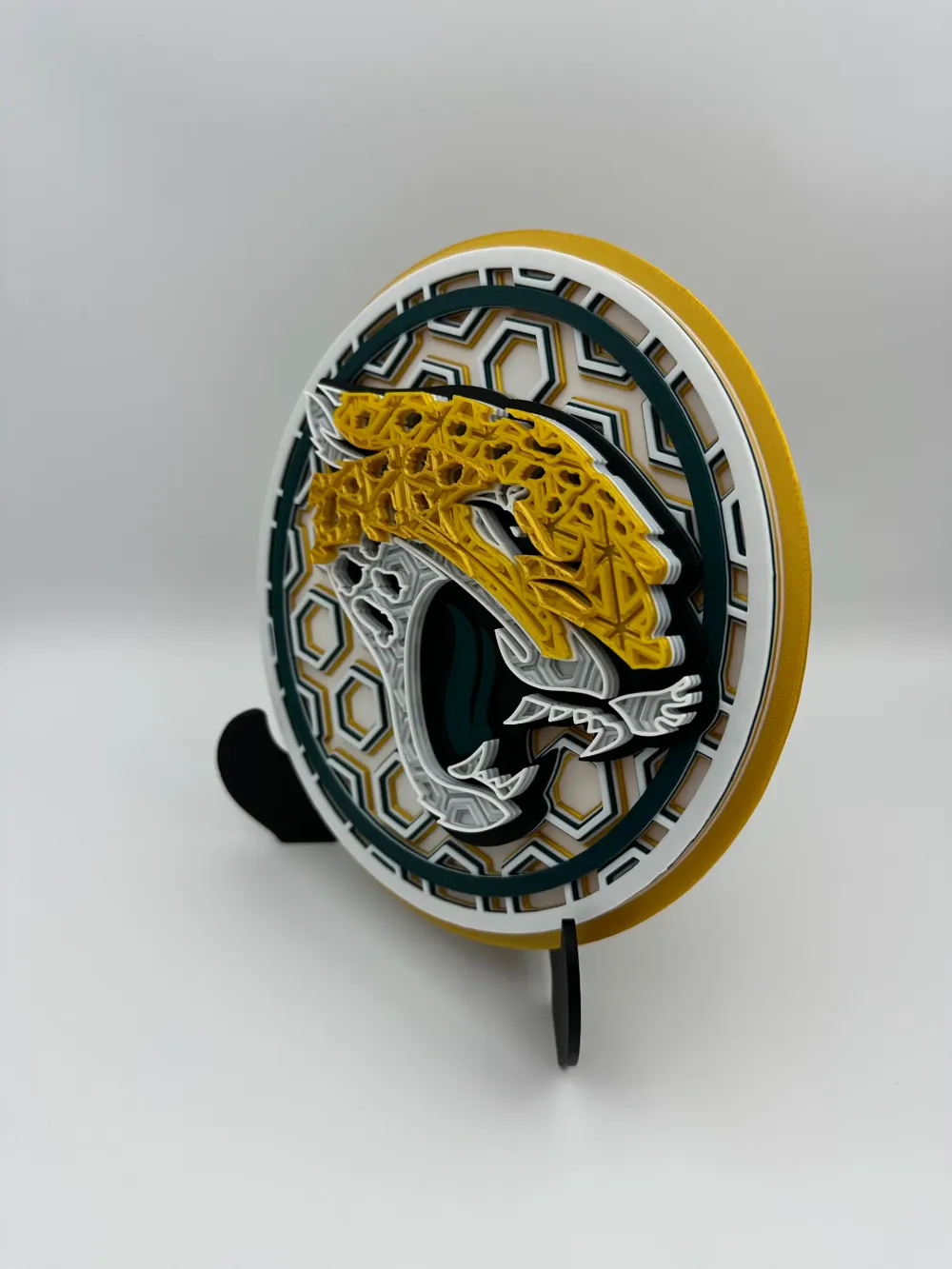 Jacksonville Jaguars Dimensional Mosaic - Free 3D Print Model - MakerWorld