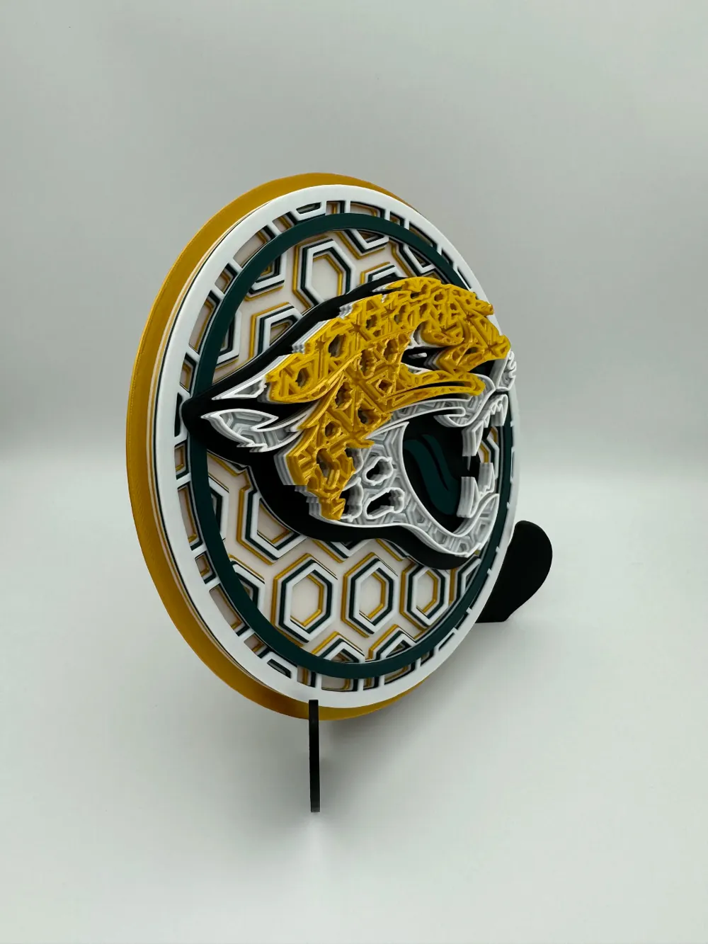 Jacksonville Jaguars Dimensional Mosaic - Free 3D Print Model - MakerWorld