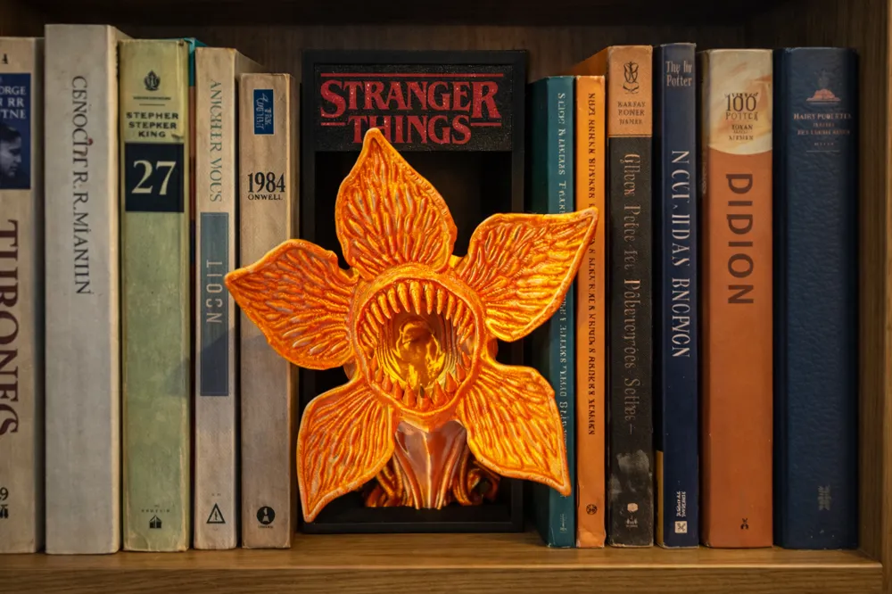 Demogorgon Book Nook - Free 3D Print Model - MakerWorld