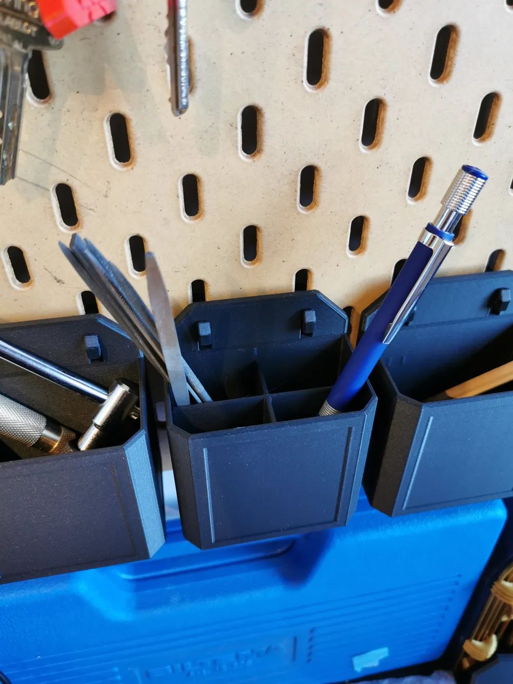 Slim Containers for IKEA SKADIS with optional divider. by Elothan ...