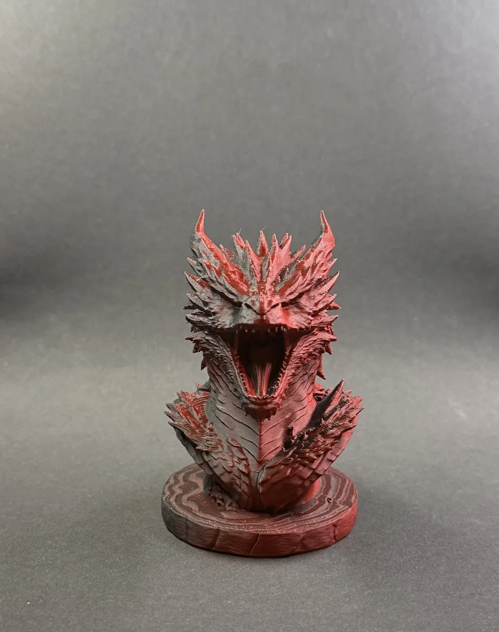 Ancient Dragon Bust - Free 3D Print Model - MakerWorld