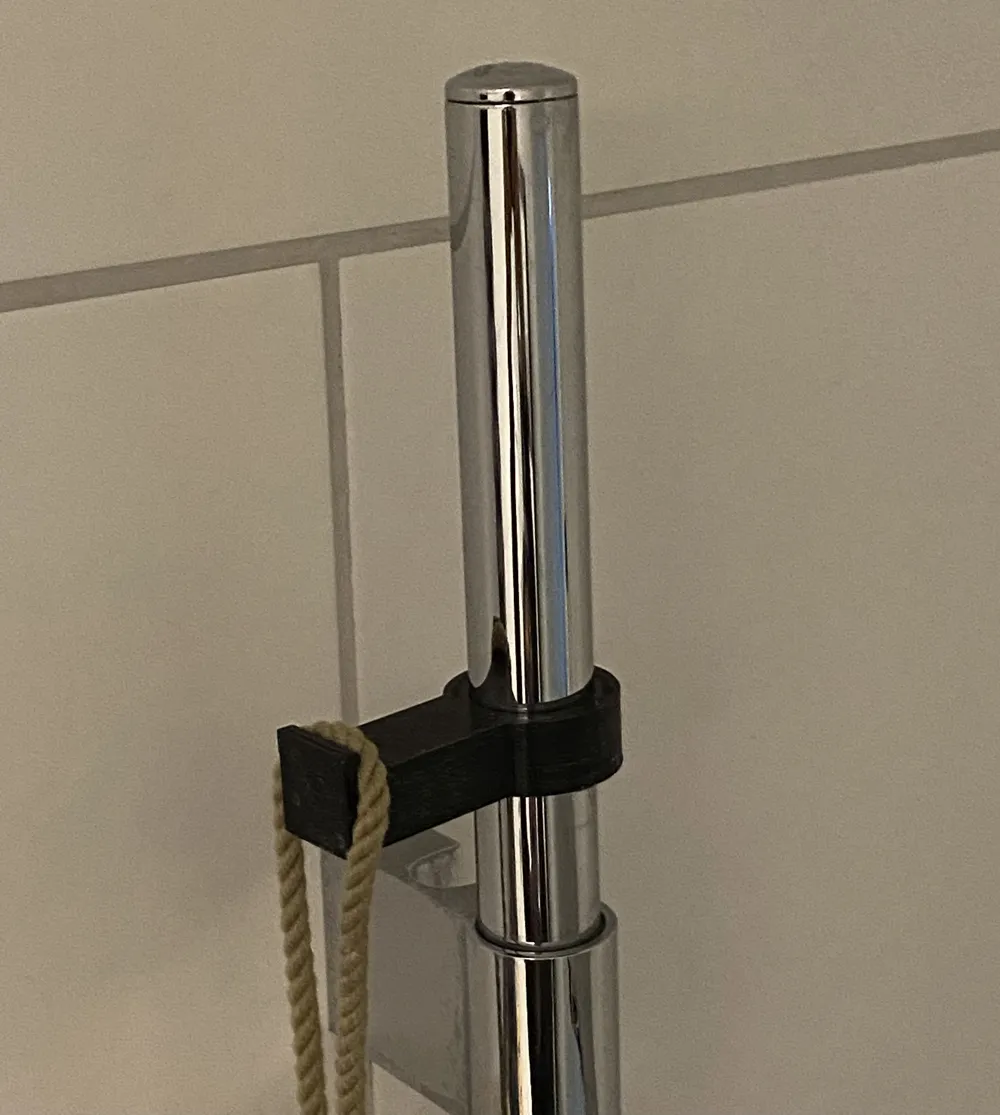 Shower rod holder ( for Soap and other stuff ) by holonda3d - MakerWorld