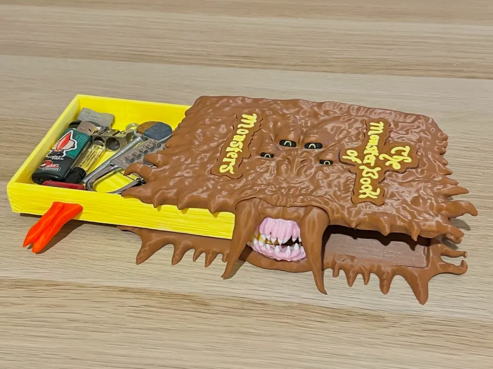 The Monster Book of Monsters Box Edition - Free 3D Print Model - MakerWorld