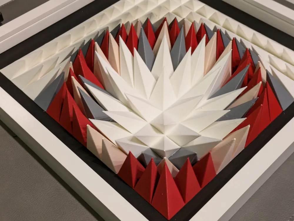 "Impact" - Wall Art - Free 3D Print Model - MakerWorld