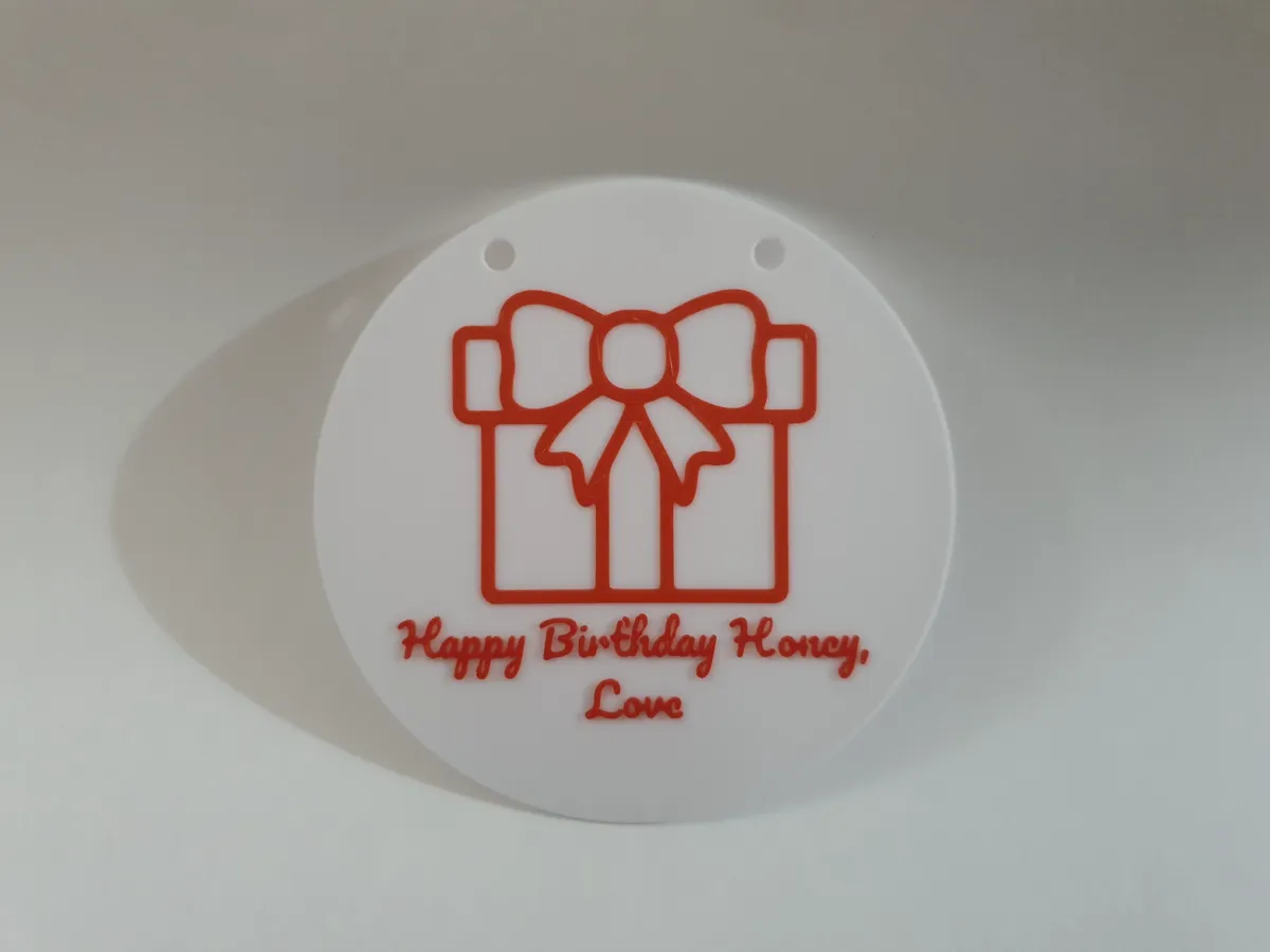 Happy Birthday Honey made with Sign MakeMySign by ValdiLab MakerWorld ...