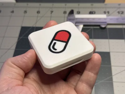 PILL BOX (pocket sized) - Print in Place - Free 3D Print Model - MakerWorld
