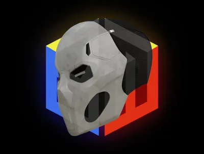 Taskmaster textured helmet - Free 3D Print Model - MakerWorld