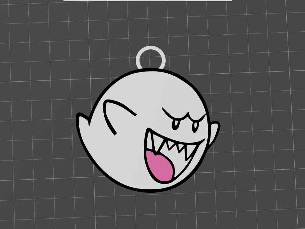 Boo keychain by Enova 3D - MakerWorld