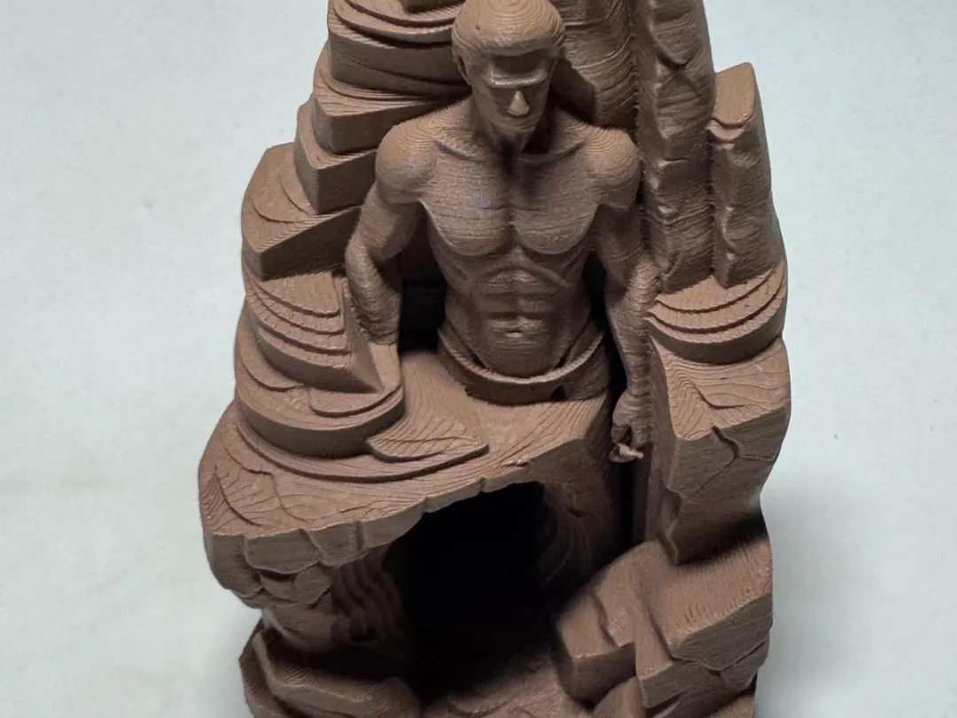 Guardian of the Grotto – Ancient Warrior Statue - Free 3D Print Model ...