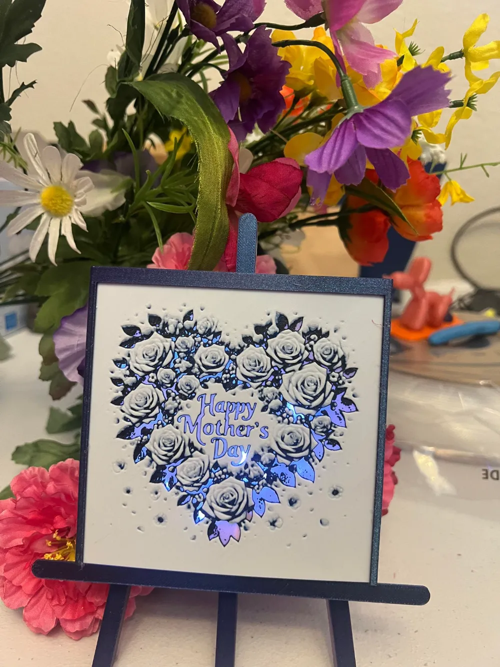 mothers day hueforge card, by Steeve - MakerWorld