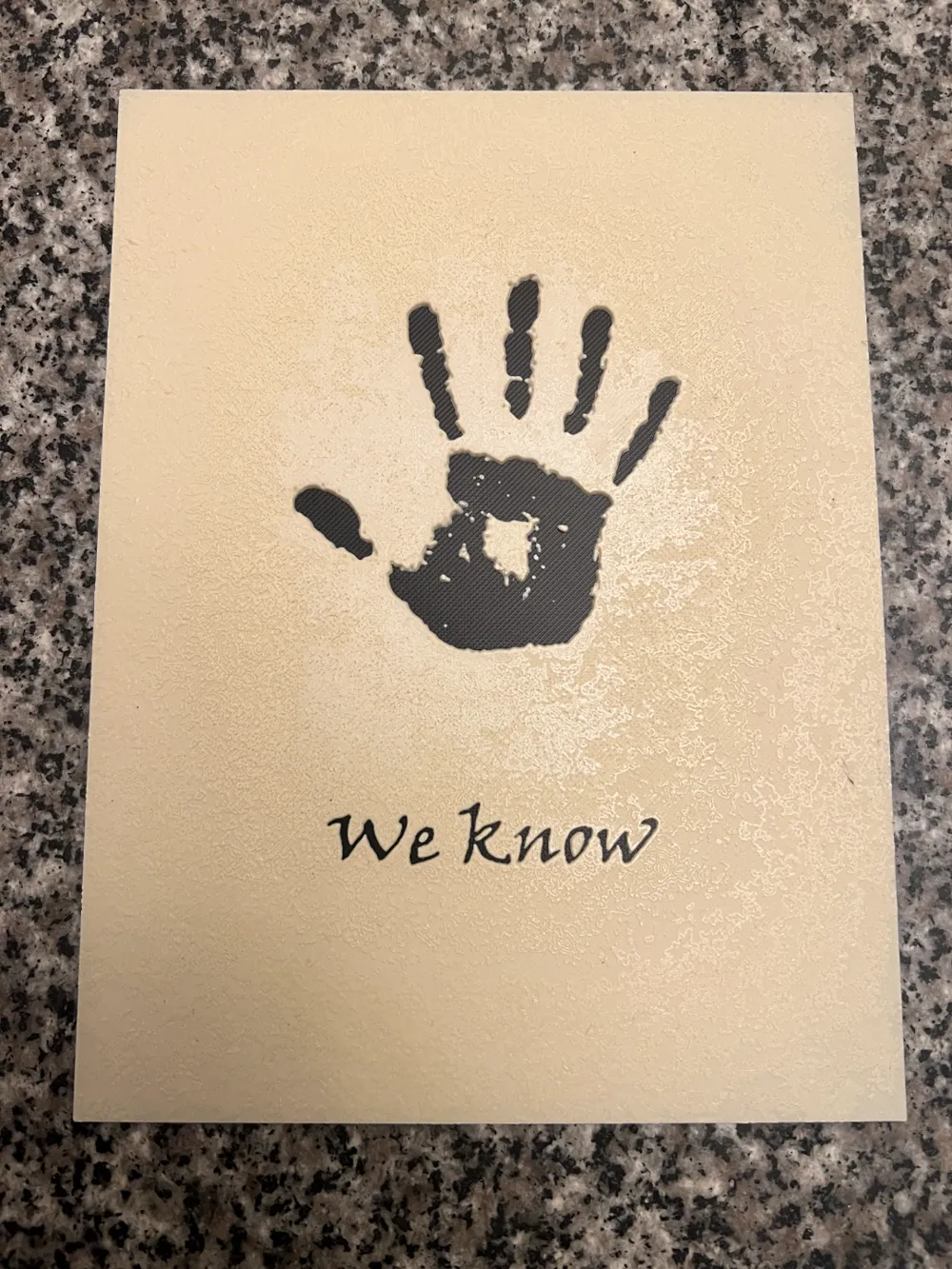 Skyrim We Know Hueforge NO AMS Needed by RP47 - MakerWorld