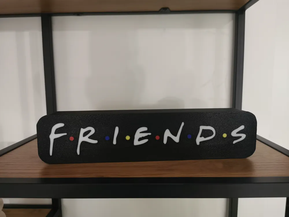 Friends LED Lightbox by x3mnexus - MakerWorld