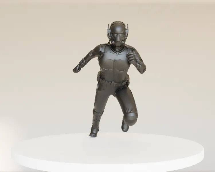 Ant-Man Running - Free 3D Print Model - MakerWorld