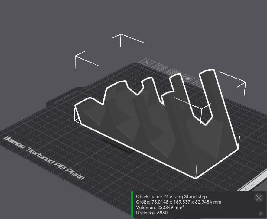 Display stand for model cars (1/24 scale) - Free 3D Print Model ...