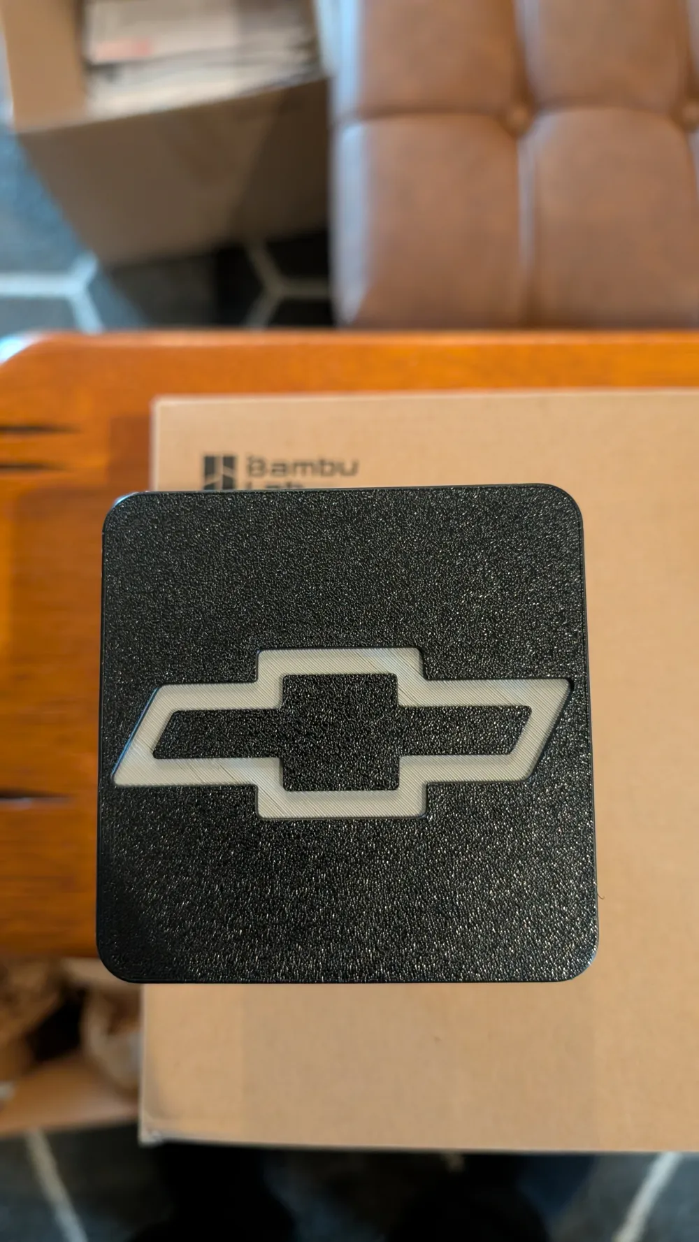 Chevrolet 2" hitch cover - Free 3D Print Model - MakerWorld